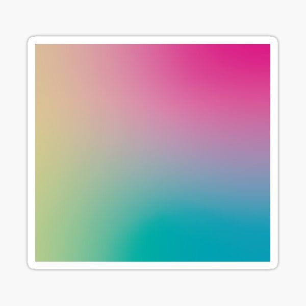 "Pastel Rainbow Gradient" Sticker for Sale by DariaStones | Redbubble