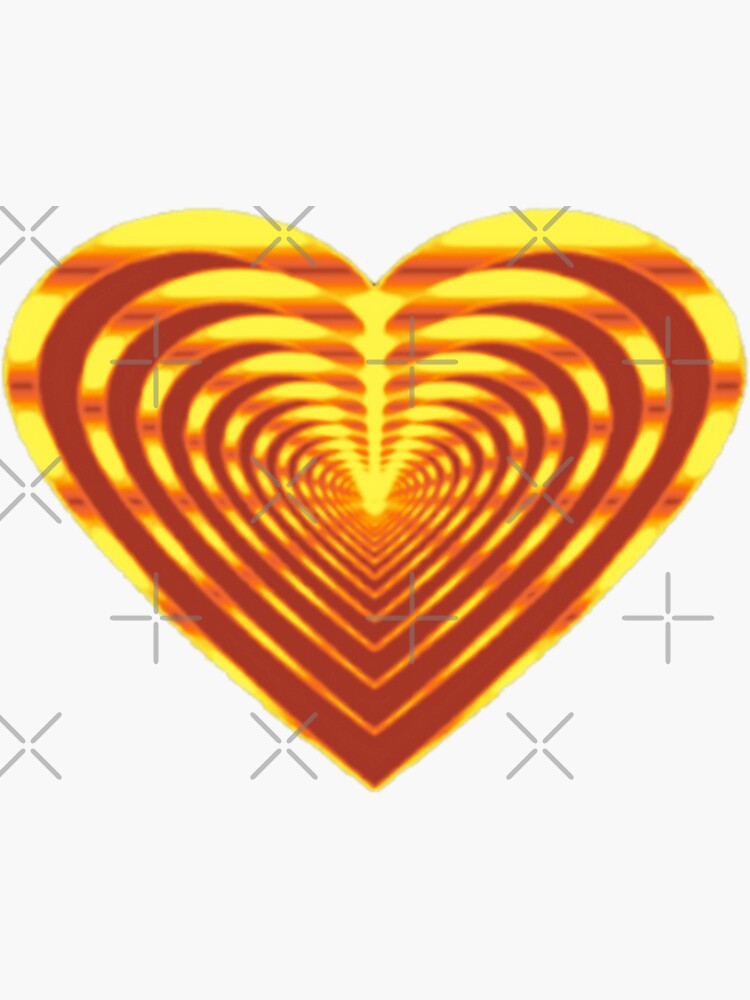 "HEART OF GOLD - GENIUNE REAL EMOTIONAL FEELINGS" Sticker for Sale by ...