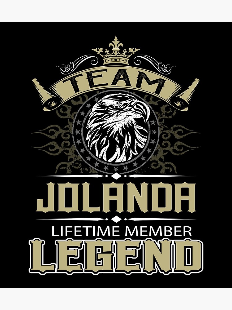 Póster «Camiseta con el nombre de Jolanda - Camiseta con el artículo de ...