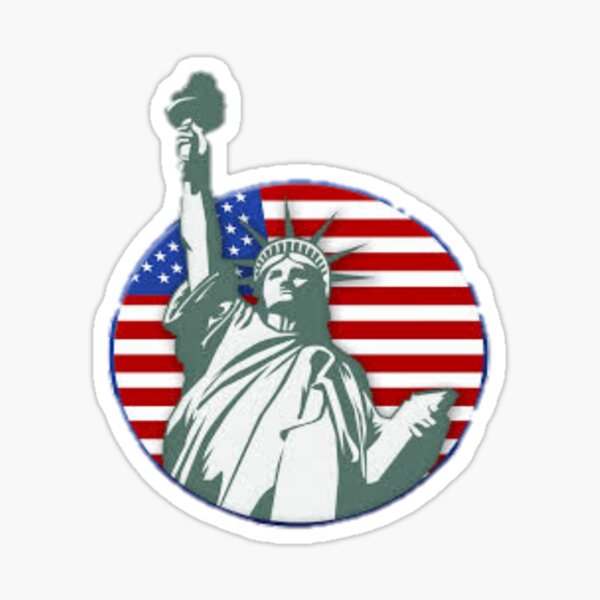 "United States Flag Team America United States of America Logo" Sticker ...