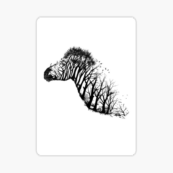 "Deforestation" Sticker for Sale by dandingeroz | Redbubble