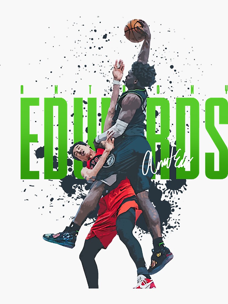 "Anthony Edwards " Sticker by cantungha4 | Redbubble