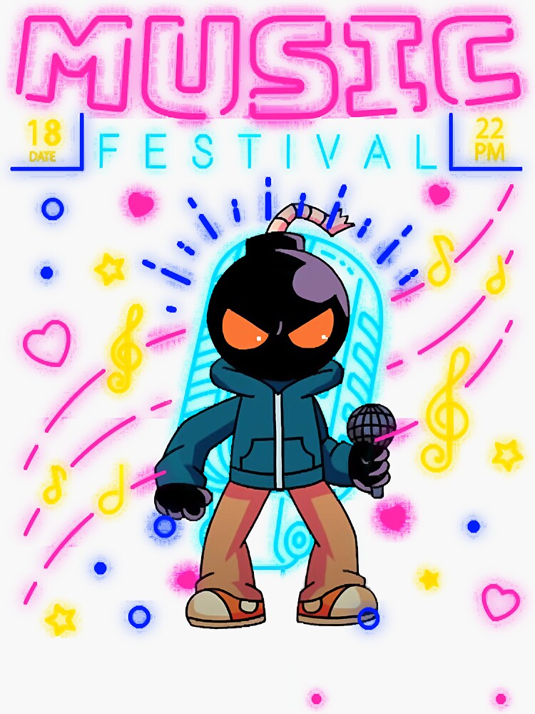 "FNF Musical Whitty " Sticker for Sale by cantungha4 | Redbubble