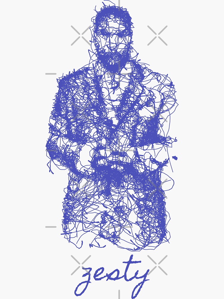 "zesty" Sticker for Sale by BradF99 | Redbubble