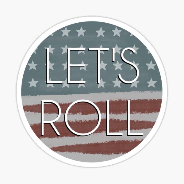 "Let's Roll America" Sticker for Sale by Ana Arleko | Redbubble