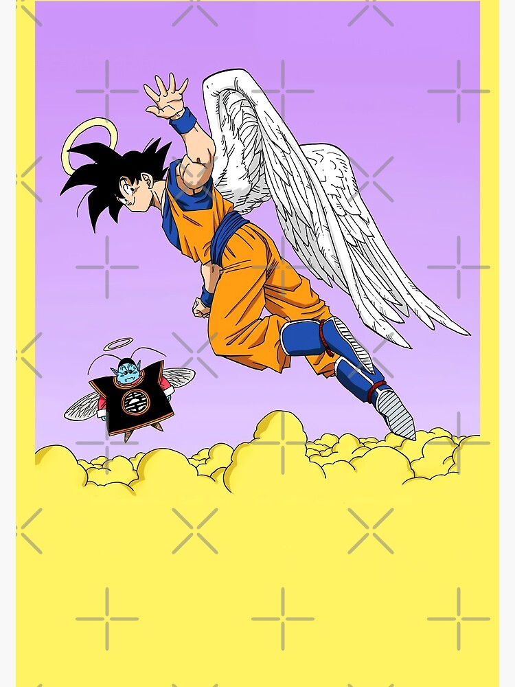 "Goku Manga Angel" Poster for Sale by SenorFiredude | Redbubble