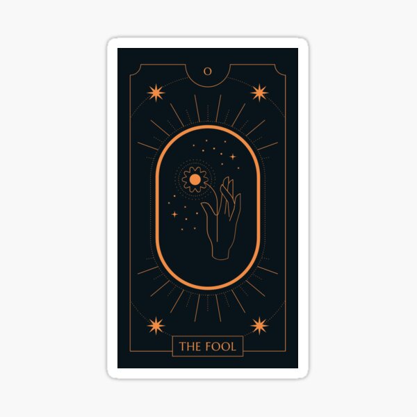 "The Fool" Sticker by BossYang | Redbubble