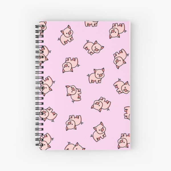"Pig" Spiral Notebook by littlemandyart | Redbubble