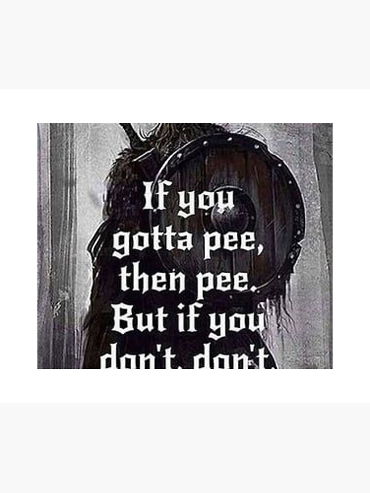 Póster «Si tienes que hacer pis meme» de rharker09 | Redbubble