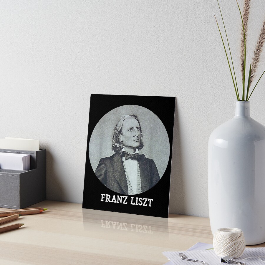 "Franz Liszt Composer Portrait" Art Board Print by Laddjoseph81 | Redbubble