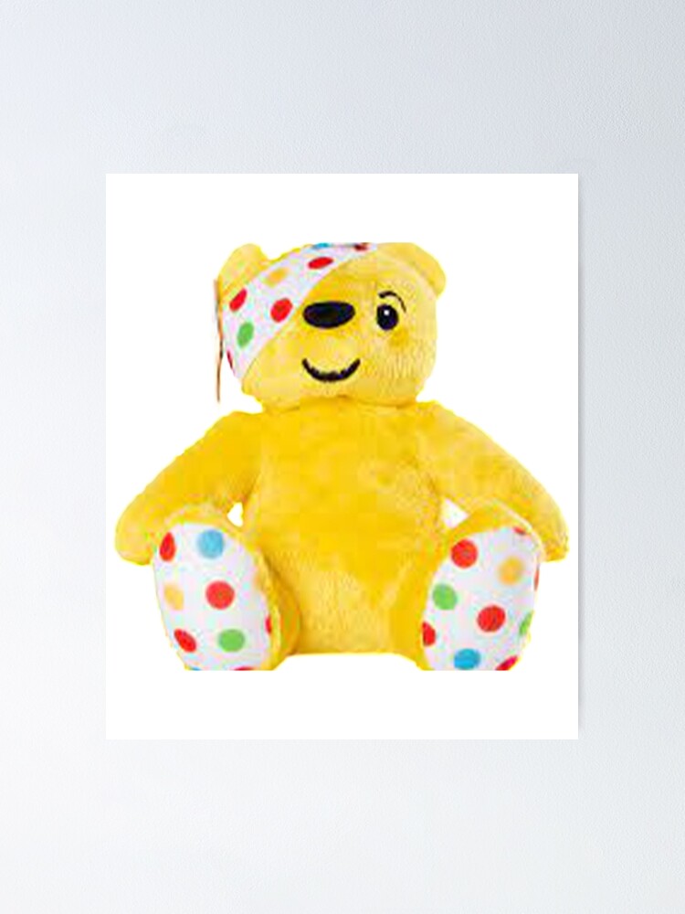 "Pudsey bear " Poster for Sale by SoftTouchAp | Redbubble
