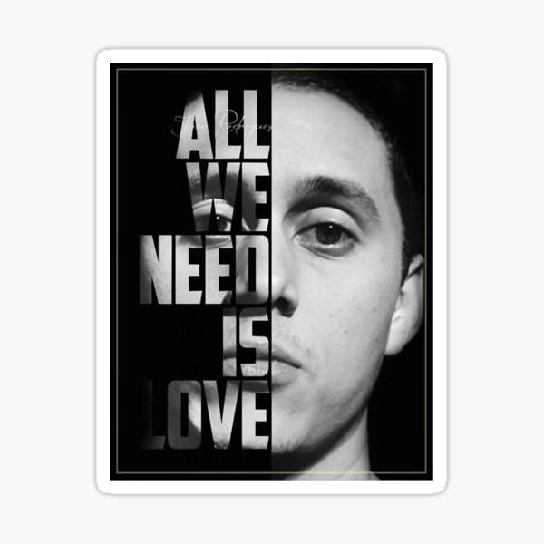 "Canserbero All We Need is Love" Sticker for Sale by malikahdaisey ...