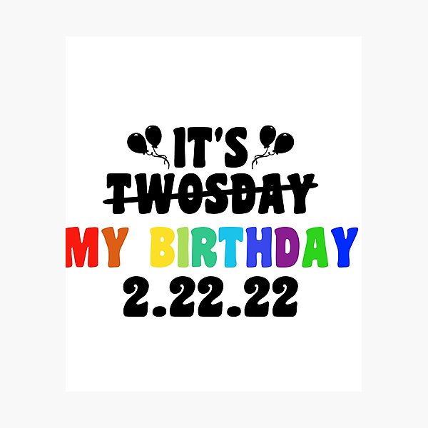 "2-22-2022 Birthday February 22nd 2022, 2022 Gifts Idea For TwosDay ...