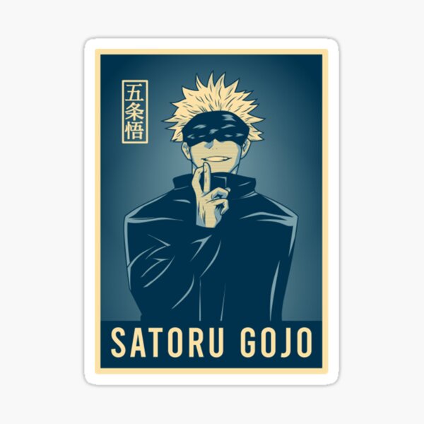 "Gojo Satoru JJk" Sticker for Sale by Eristovaemiliya | Redbubble