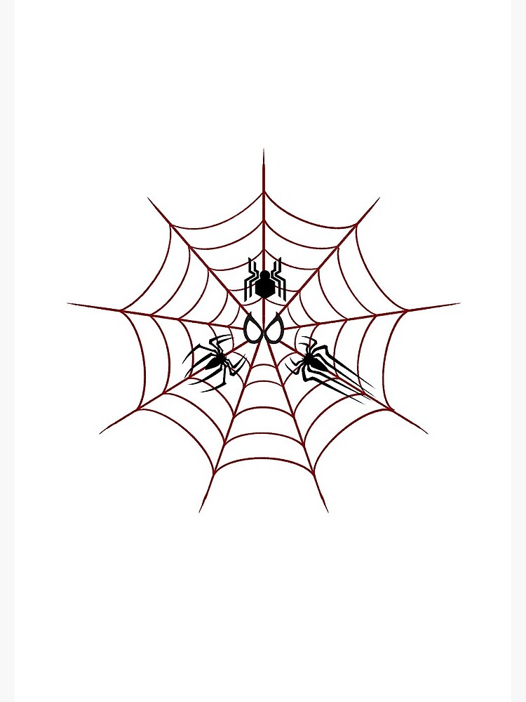 "Three Spidey Symbols on Web with Mask | Spider | Suit | Superhero ...