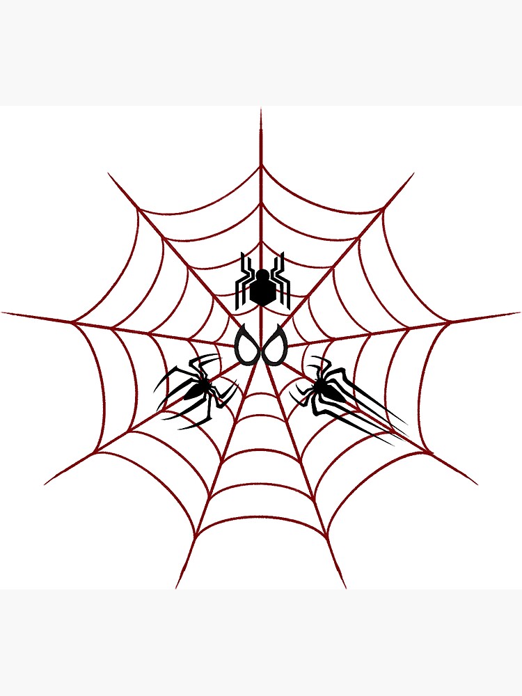 "Three Spidey Symbols on Web with Mask | Spider | Suit | Superhero ...