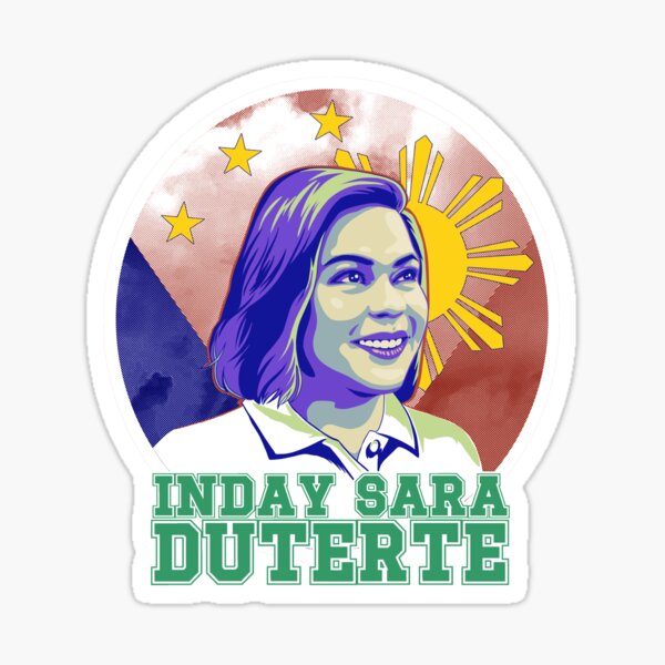 "Inday Sara Duterte 2022" Sticker for Sale by daijugrafx | Redbubble