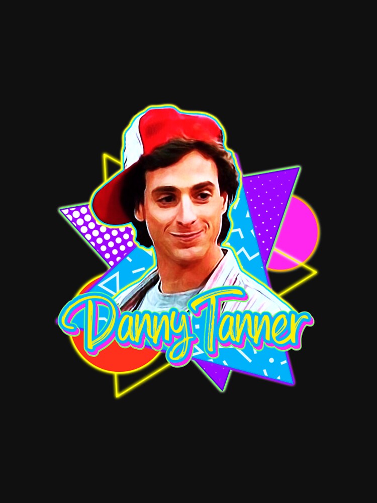 "Retro Danny Tanner 90s Style Neon Tribute" T-shirt for Sale by ...