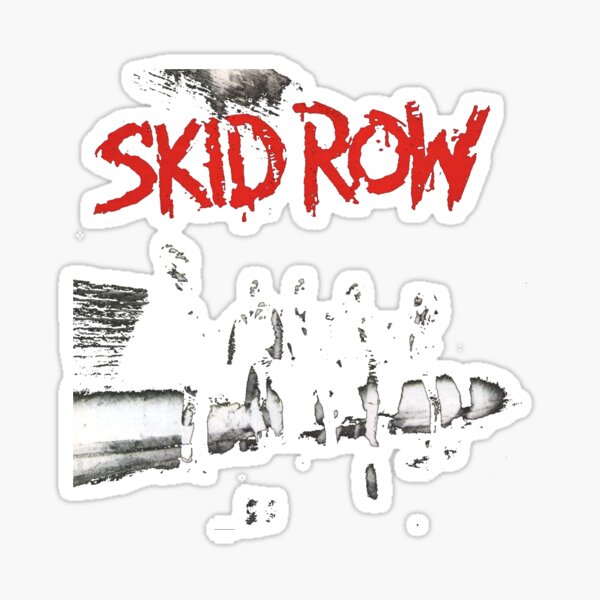 "SKID ROW" Sticker by cerlachwei | Redbubble
