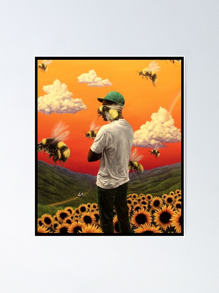 "Rapper Tyler Flower Boy Gradient Art" Poster for Sale by NilsaUS ...