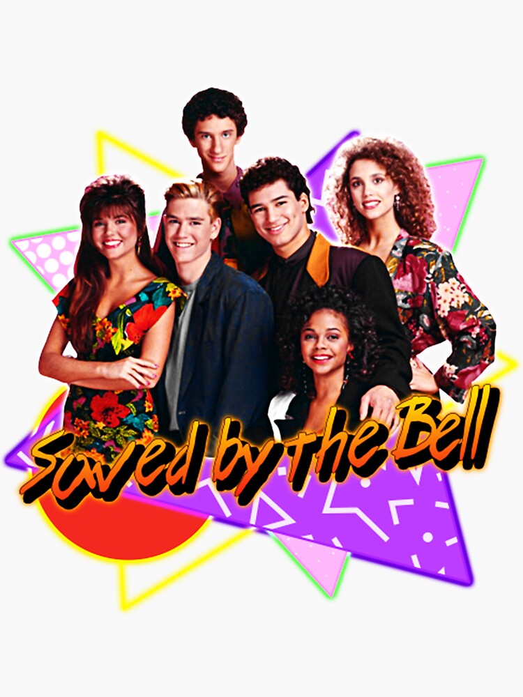 "Saved By The Bell 90s Kid Nostalgia Fan" Sticker by CharlotteBrau04 ...
