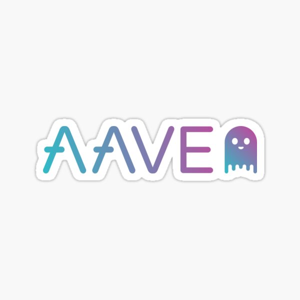 "Aave-DeFi" Sticker for Sale by The-Metaverse | Redbubble