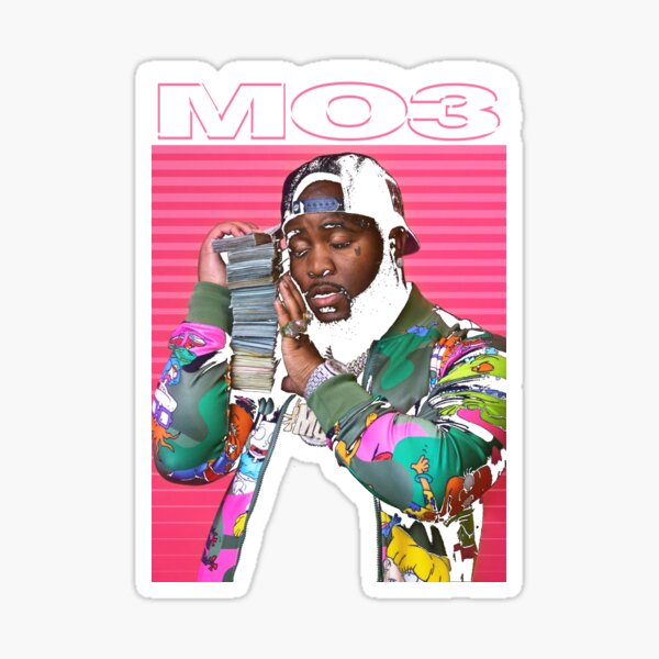 "MO3 RAPPER " Sticker by JenniferWiller | Redbubble