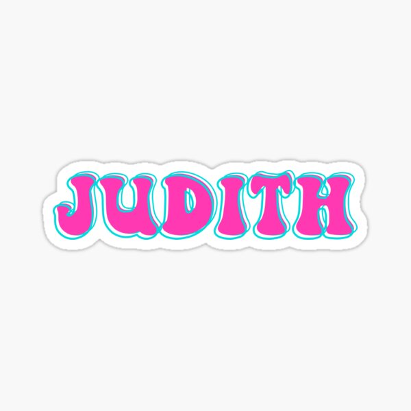 "JUDITH Name - JUDITH Name Cute Design" Sticker by Custom-Name | Redbubble