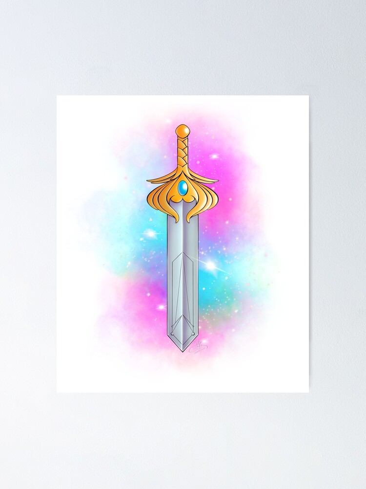 "Shera Sword " Poster for Sale by lkthayerart | Redbubble