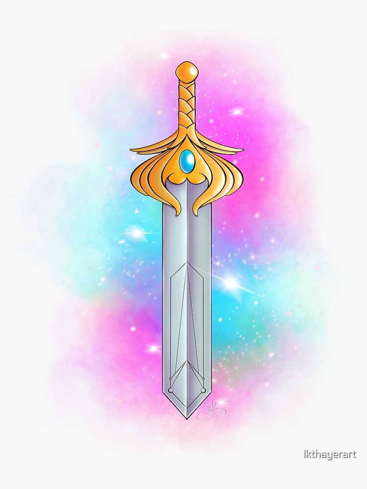 "Shera Sword " Sticker by lkthayerart | Redbubble