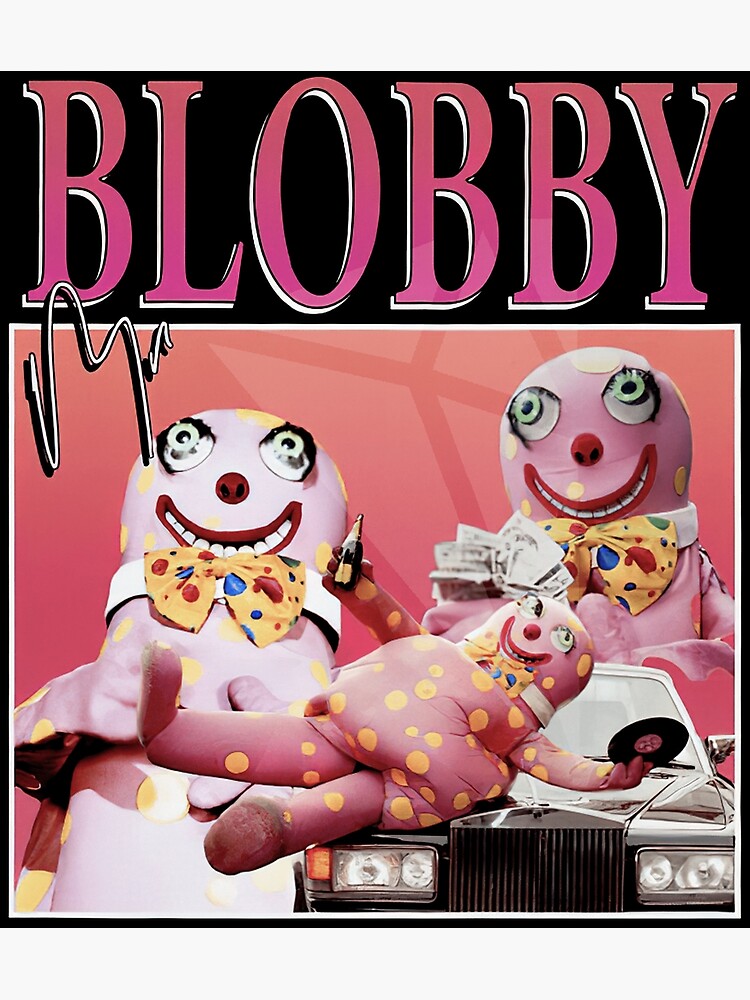 "Mr Blobby Homage" Poster for Sale by shopKooM | Redbubble