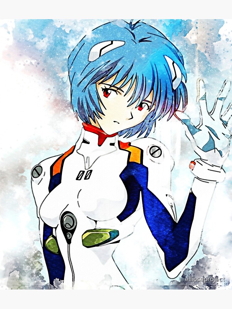 "Rei Ayanami" Poster for Sale by ellipseproject | Redbubble