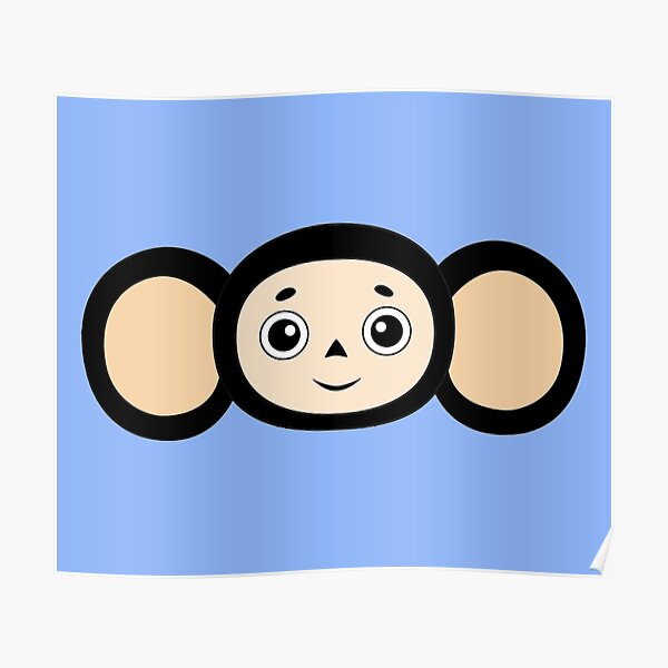 "Cheburashka in black" Poster for Sale by Sennaya | Redbubble