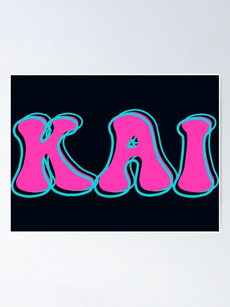 "KAI Name - KAI Name Cute Design" Poster by Custom-Name | Redbubble