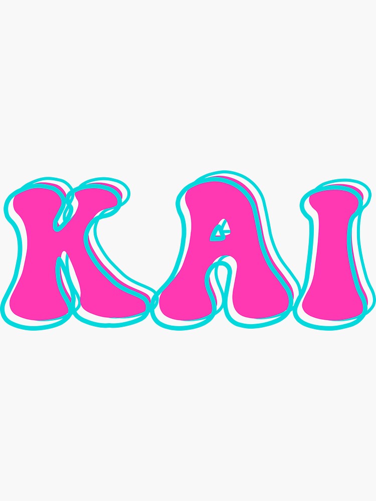 "KAI Name - KAI Name Cute Design" Sticker by Custom-Name | Redbubble