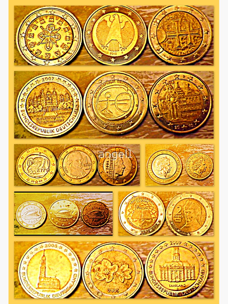 "Special Coin Collection" Sticker for Sale by angel1 | Redbubble
