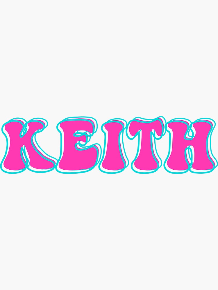 "KEITH Name - KEITH Name Cute Design" Sticker by Custom-Name | Redbubble