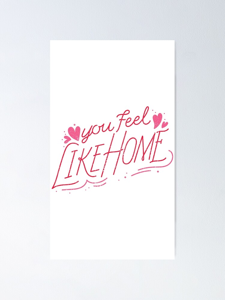 "Feeling slogan " Poster for Sale by Poonam Rani | Redbubble
