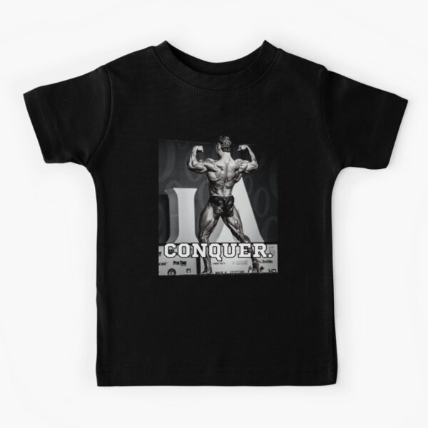 "Chris Bumstead Poster Cbum Gym Motivation" Kids T-Shirt by GYMBEASTS ...