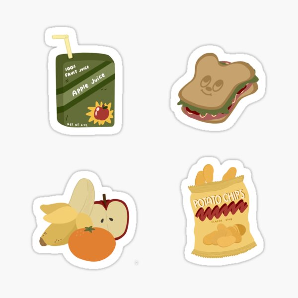 "Lunchbox Set #1" Sticker by c4tlynn | Redbubble