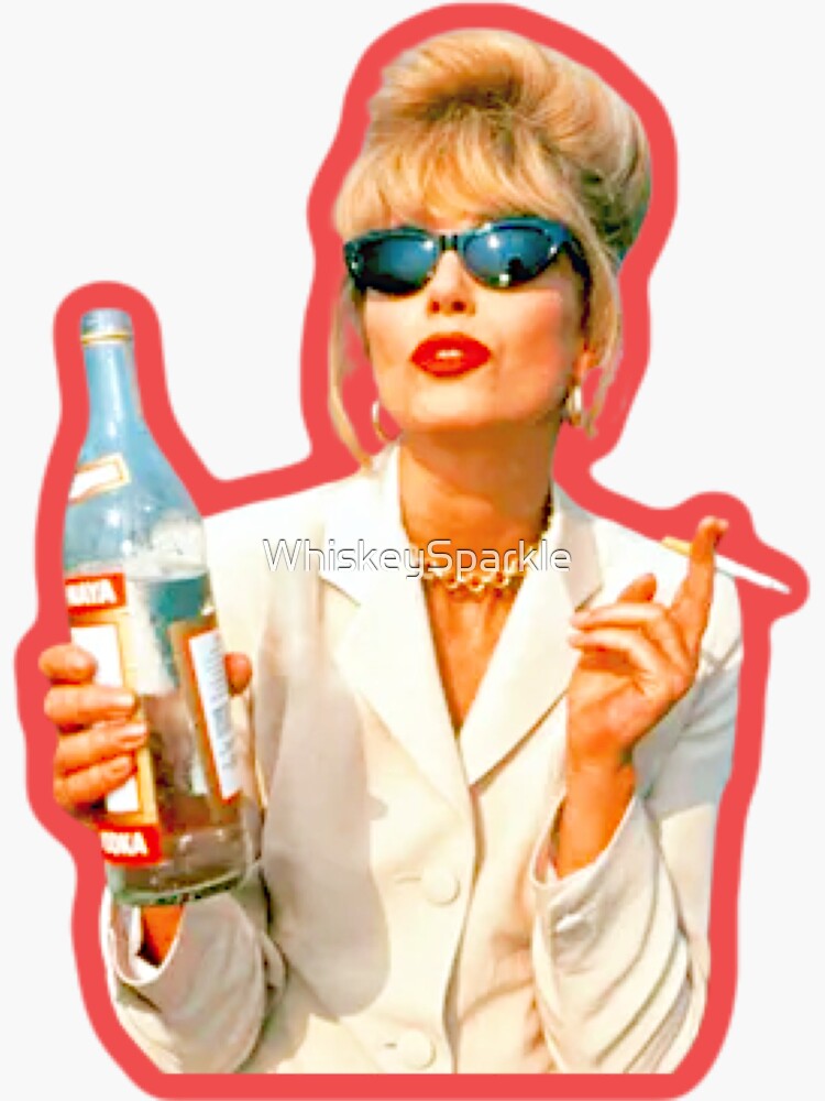 "Patsy Stone - AbFab" Sticker for Sale by WhiskeySparkle | Redbubble