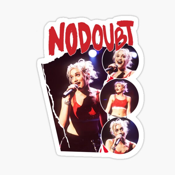 "Vintage Funny Rock No Doubt" Sticker for Sale by NODOUBTNO | Redbubble