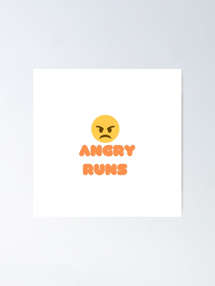 "angry runs good morning football" Poster for Sale by stephencu | Redbubble