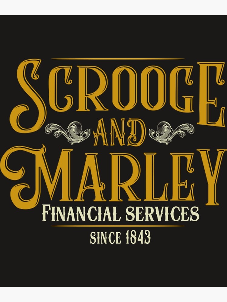 "Scrooge And Marley T-ShirtScrooge and Marley" Poster for Sale by ...