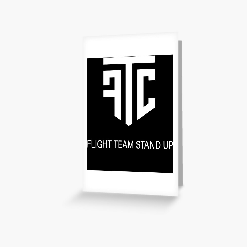 "Flightreacts Merch Flight Team Stand Up Ftc Logo Classic" Greeting ...