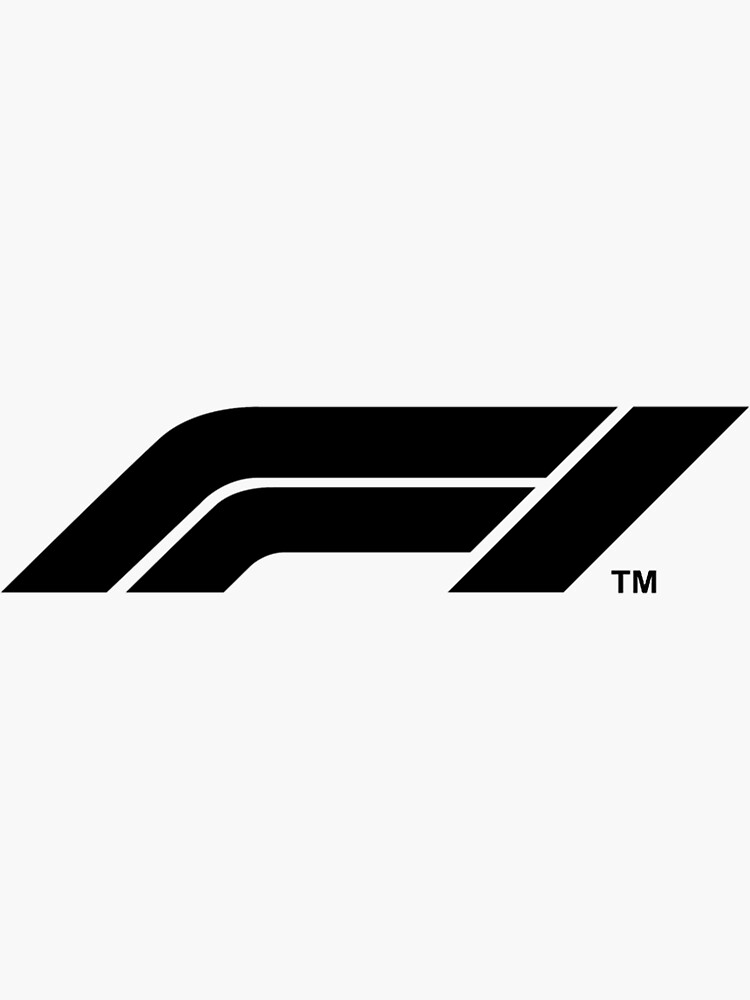 "Formula 1 black logo Classic" Sticker by boneazalissa | Redbubble