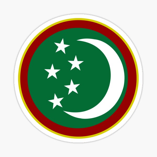"Turkmen Air Force - Roundel" Sticker by wordwidesymbols | Redbubble