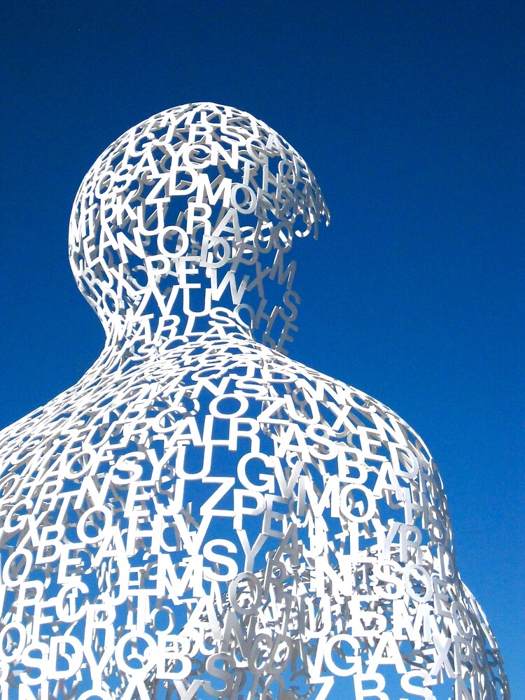 Antibes Letter Sculpture | Cote Dazur Canvas