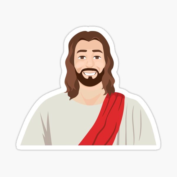 "Jesus Christ sticker" Sticker by GraphicDream | Redbubble