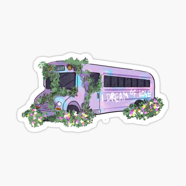 "Seventeen 17 K-pop Ready To Love I Dream Of Love Bus Sticker " Sticker ...
